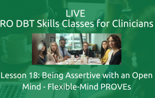 Further Training in RO DBT | Radically Open