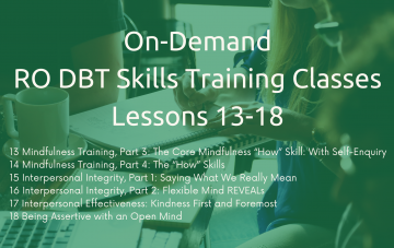 Further Training in RO DBT | Radically Open