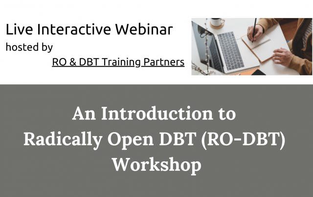 Introductory RO DBT Training | Radically Open